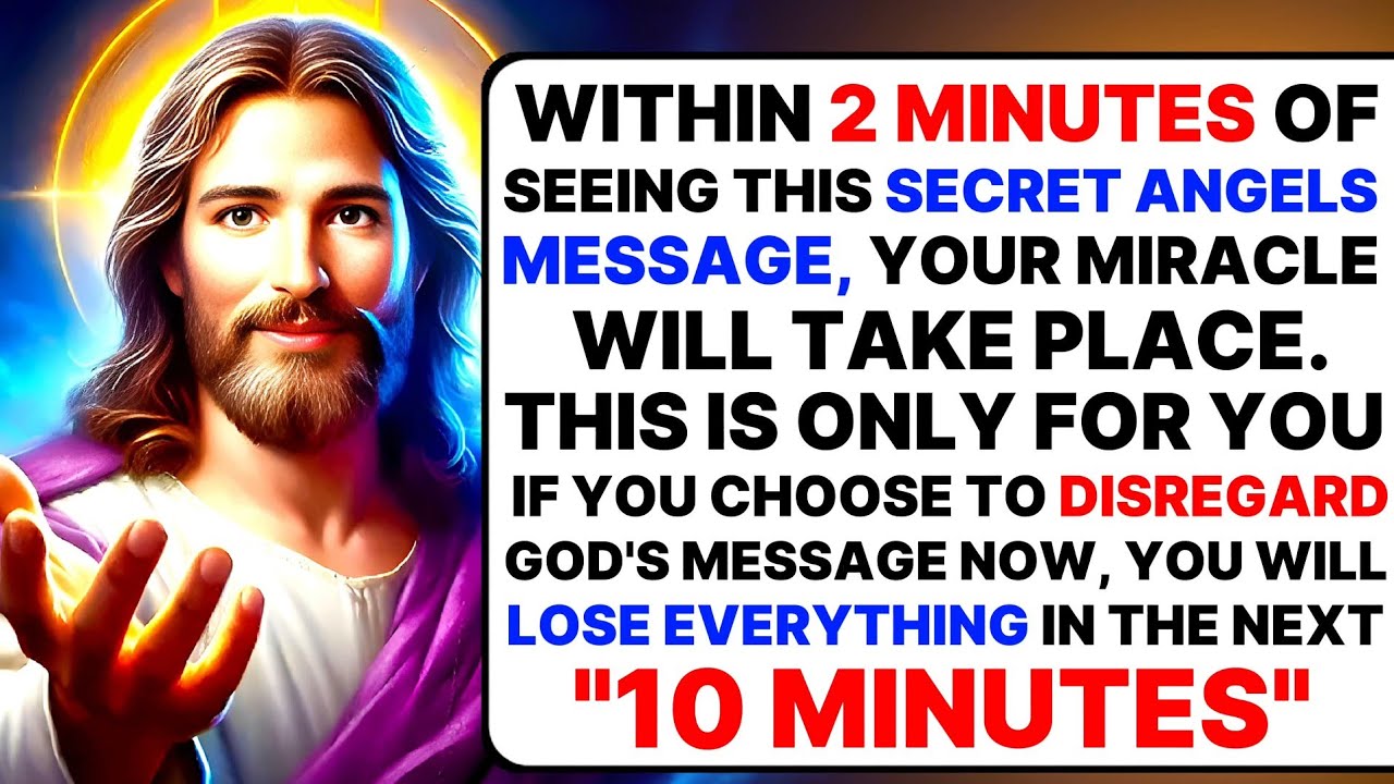 🛑 WITHIN 2 MINUTES OF SEEING THIS SECRET ANGELS MESSAGE, YOUR MIRACLE ...