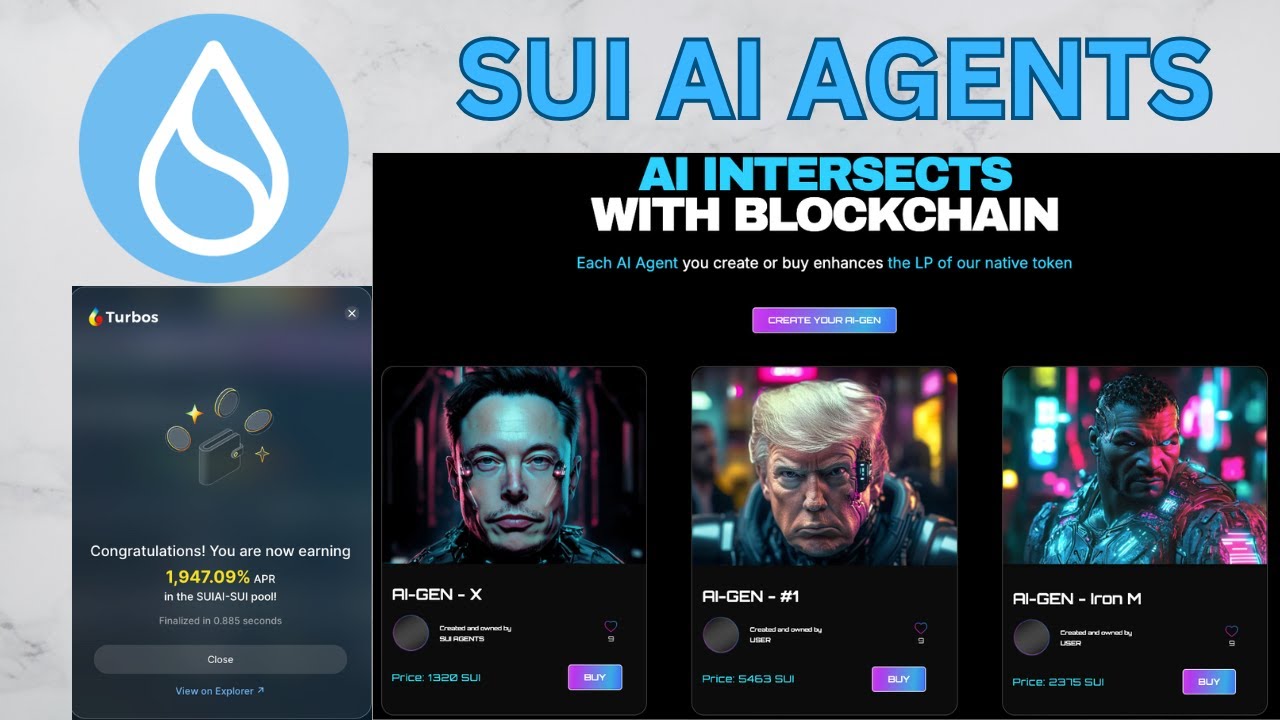 Sui AI Agents on 🔥 🤑 Stake for 2,000% APR - YouTube