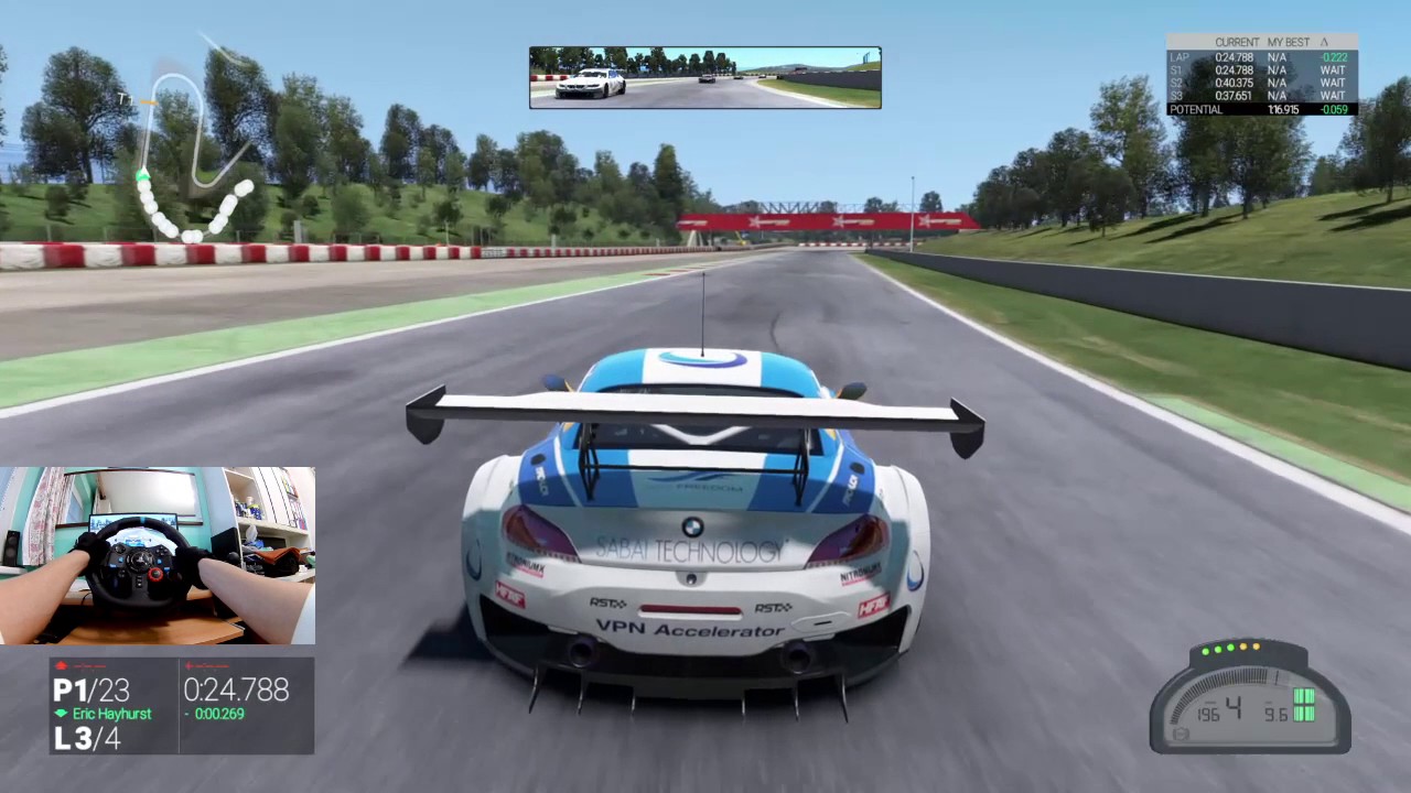 Project Cars PS4 Gameplay (Wheel Cam) - BMW Z4 GT3 @ Catalunya GP - YouTube
