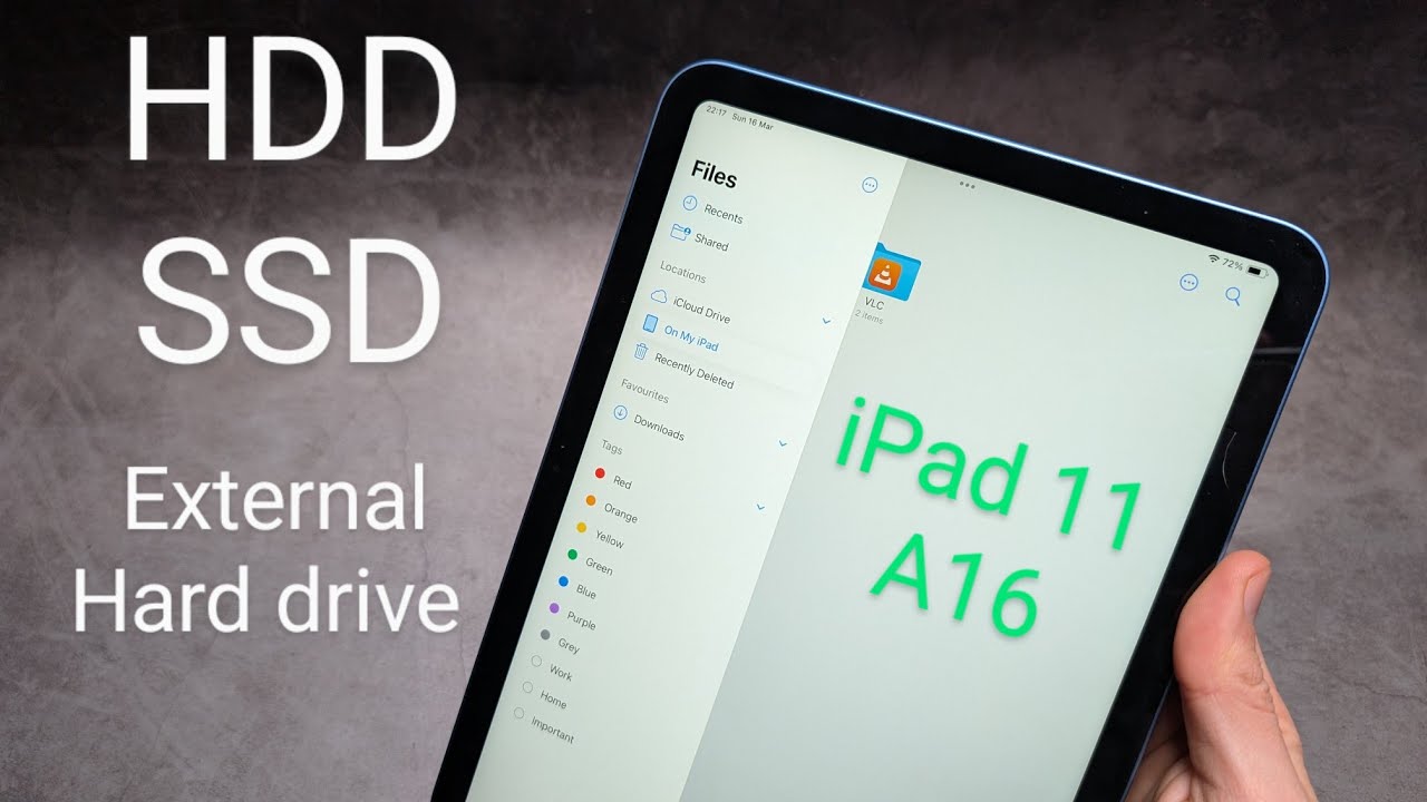 How to Use External Hard Drive / SSD with iPad 11 ( A16 , 11th Gen 2025 ...