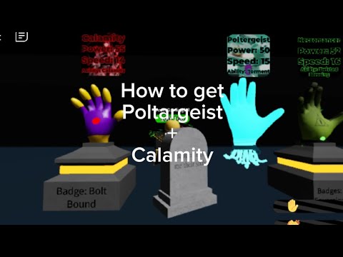How to get Poltargeist and Calamity + Showcase || Slap Battles But Bad ...