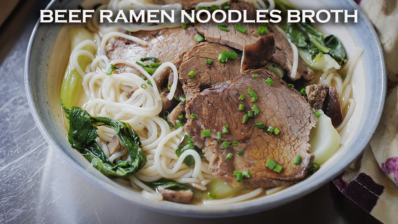 I Spent 2 Days To Make This Beef Ramen Noodles Broth - YouTube