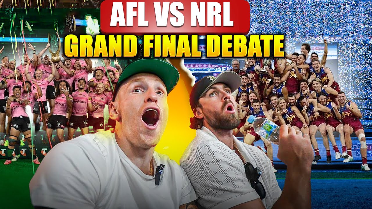 The Great AFL vs NRL Grand Final Debate Finally Solved! - YouTube