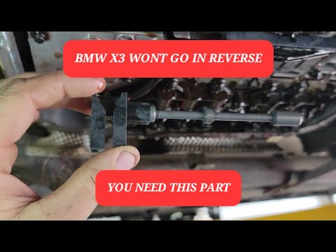 BMW X3 doesn't go into reverse? You need this part. Gear selector slide valve.