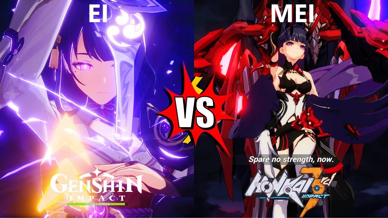 Raiden Shogun vs Raiden Mei! Which one do you choose? - YouTube