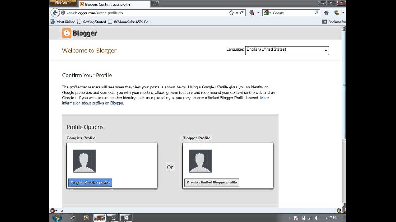 Learn Step by Step How to Signup Blogger (Blogspot) and Start the First ...