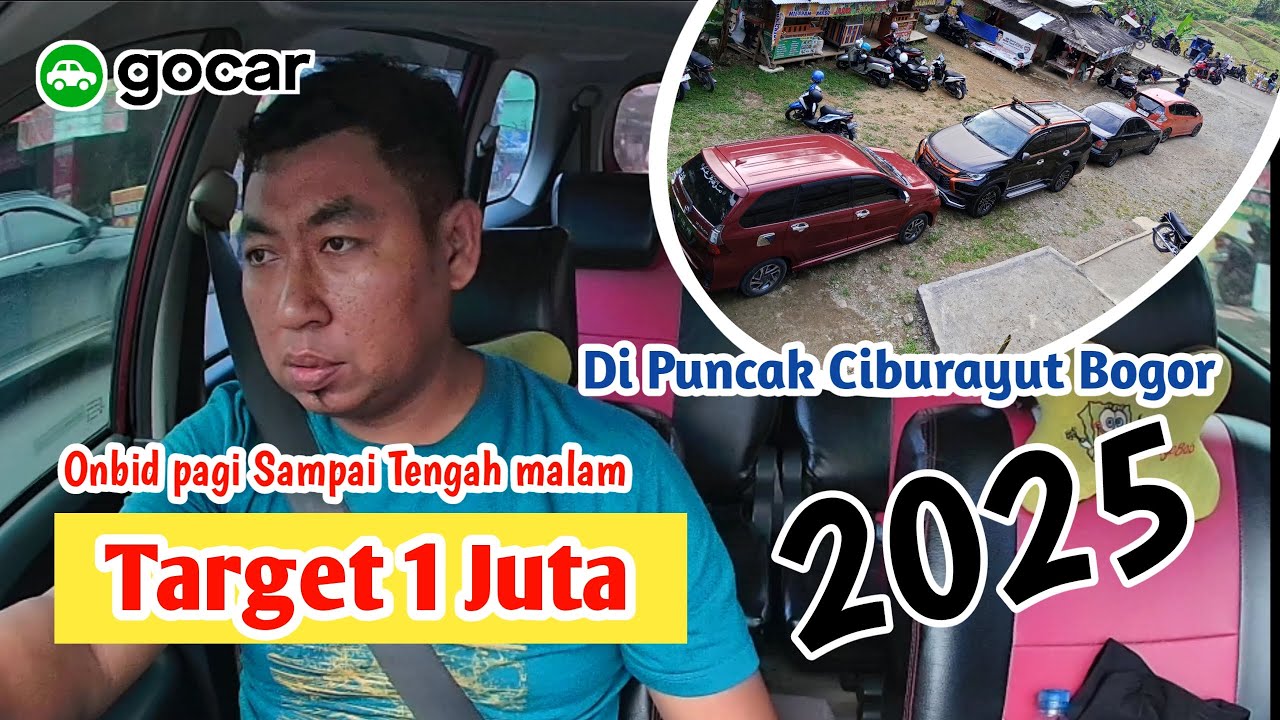 vlog Onbid grabcar gocar Maxim Jabodetabek Target 1 Juta , Sampai ...