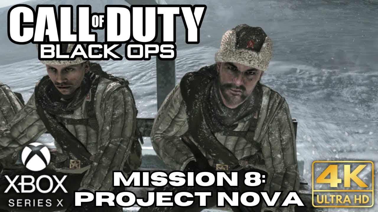 Call of Duty Black Ops Campaign Mission 8 - Project Nova | Xbox Series ...