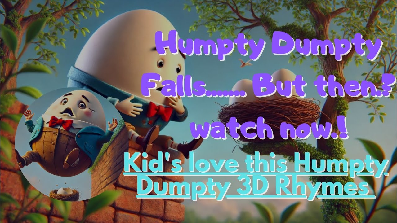 🔥 Kids LOVE This Stunning 3D Humpty Dumpty! Watch Now! - YouTube