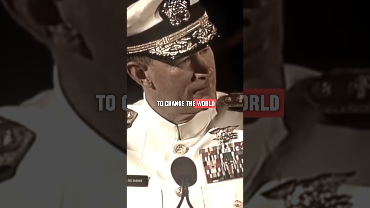 WHY YOU SHOULD MAKE YOUR BED || Admiral William H. McRaven Motivational ...