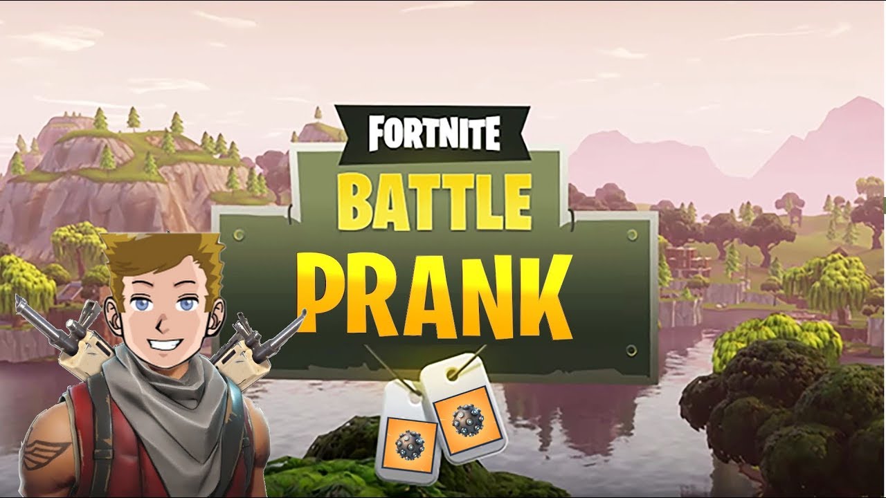 Prank sur Fortnite battle royale - YouTube