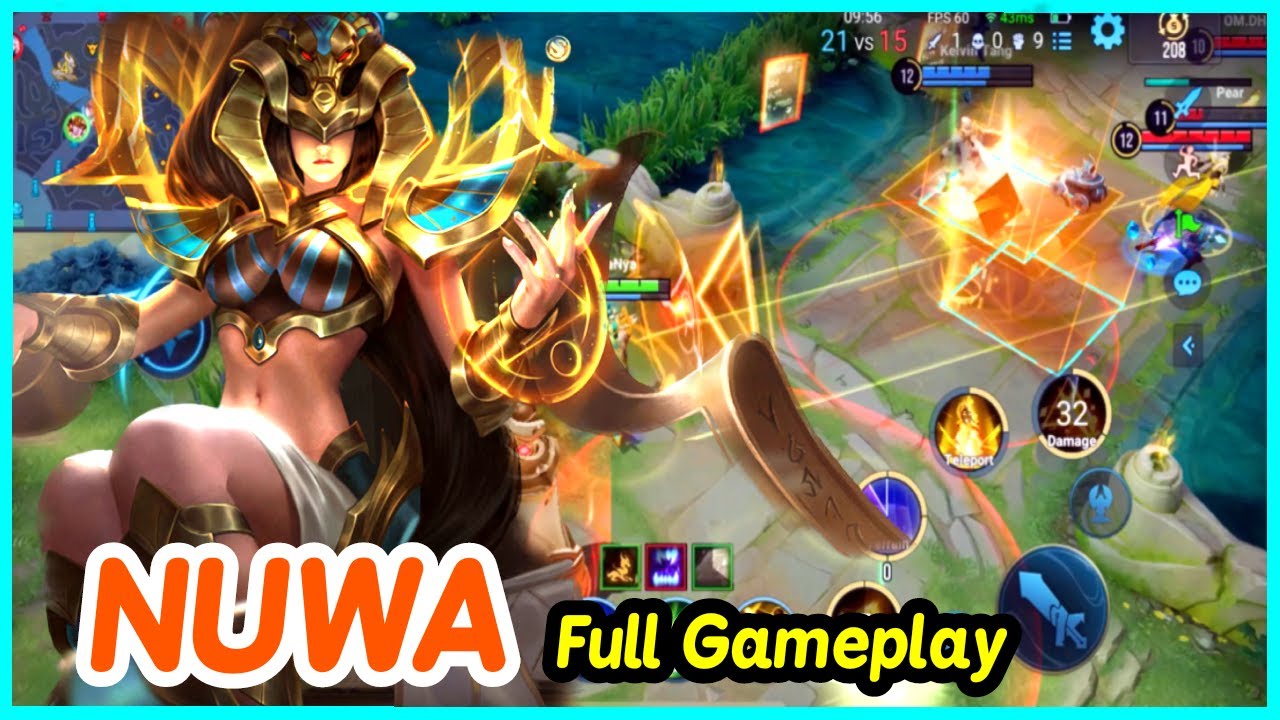 NUWA's skill range is incredible | Honor of Kings Full Gameplay - YouTube