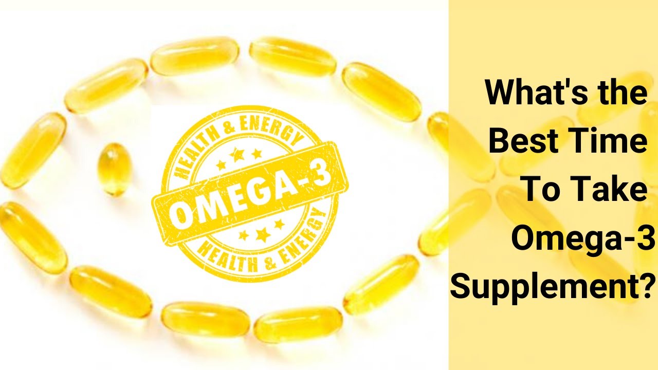 What's the Best Time to Take Omega-3 Supplement? Ryan Fernando - YouTube