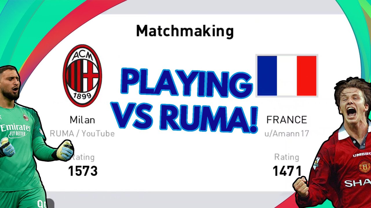 Rematch vs RUMA PES! PES2020 Online Gameplay and Tips. - YouTube