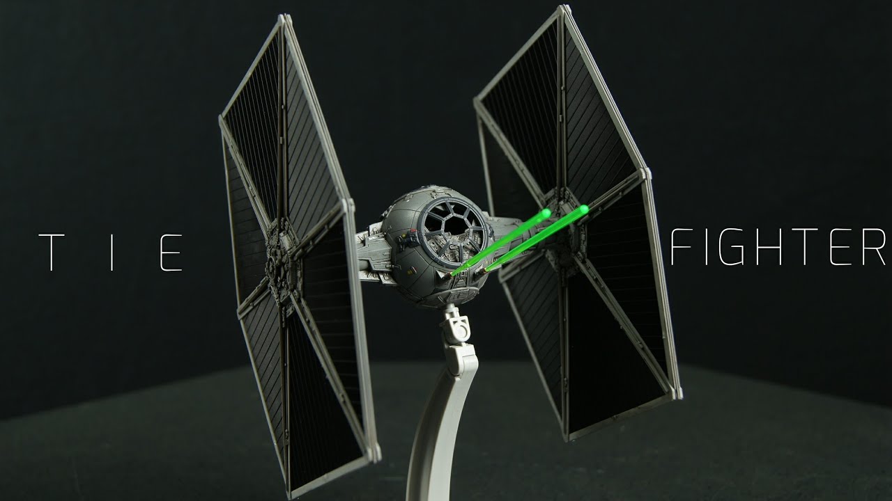 Bandai Star Wars Tie Fighter 1/72 Scale Model Kit 4K Review FOR SALE ...