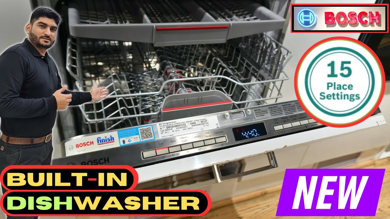 Bosch Built in Dishwasher SMV6HMX01I – Features, Functions & Wash ...