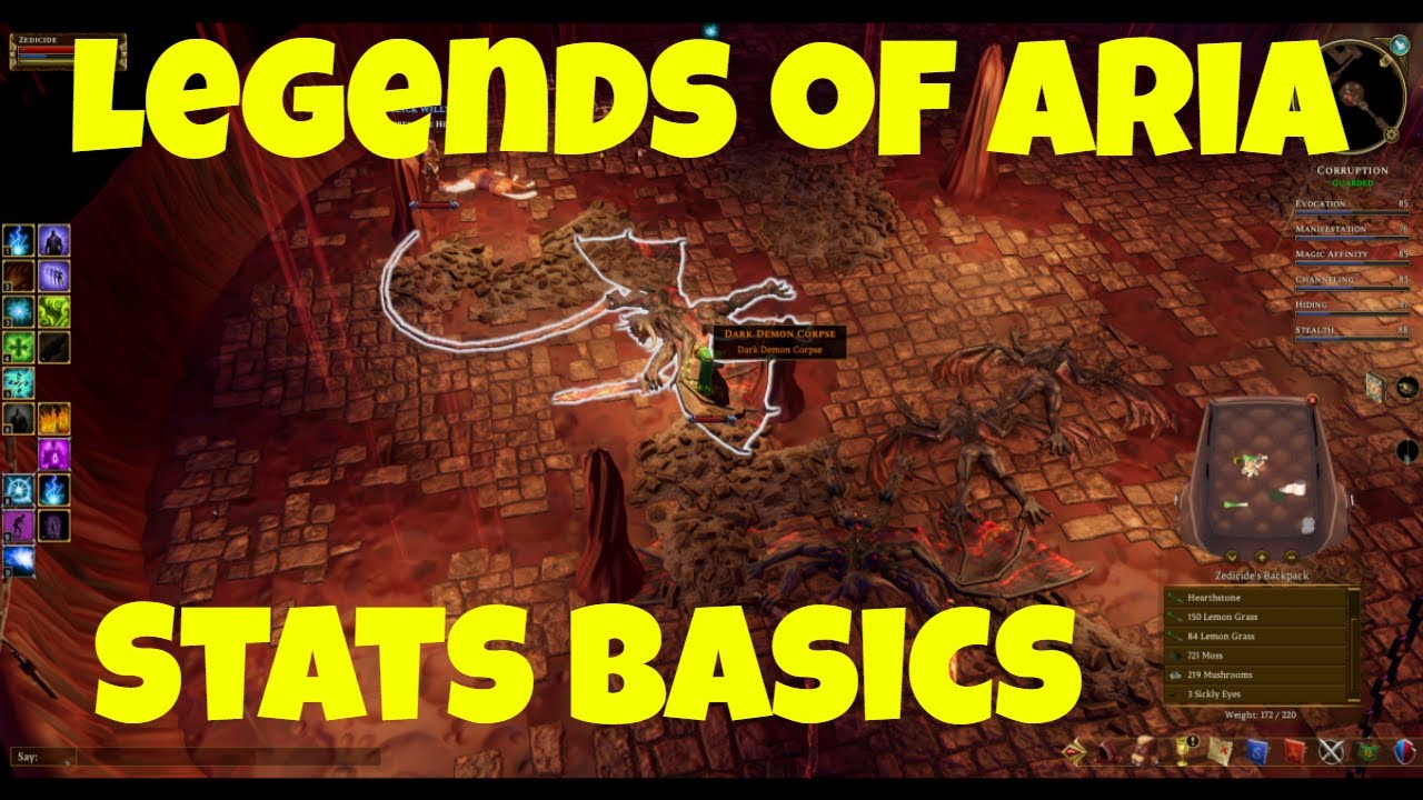 Legends Of Aria - How Stats Work - Beginners Guide 12-29 - YouTube