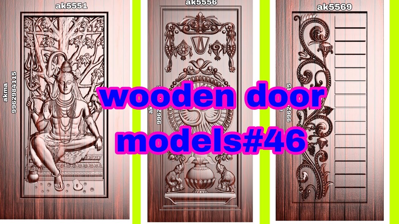 Top wooden main door models #46. Amazing teakwood front door design ...