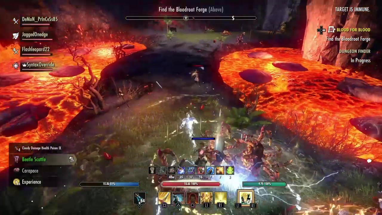 Bloodroot Forge (normal) - Full dungeon | The Elder Scrolls Online ...