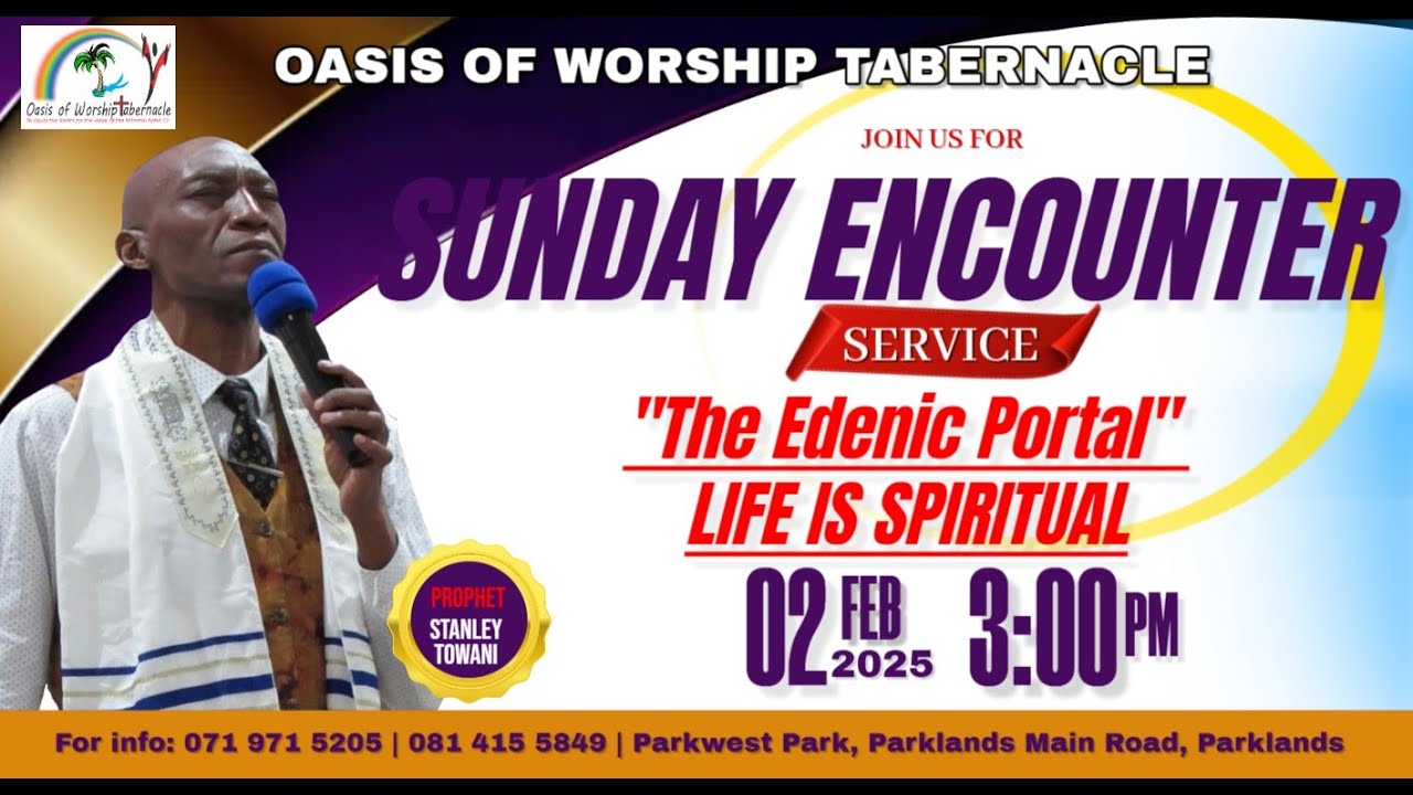 Life is Spiritual Series - "The Edenic Portal" : Prophet Stanley Towani ...