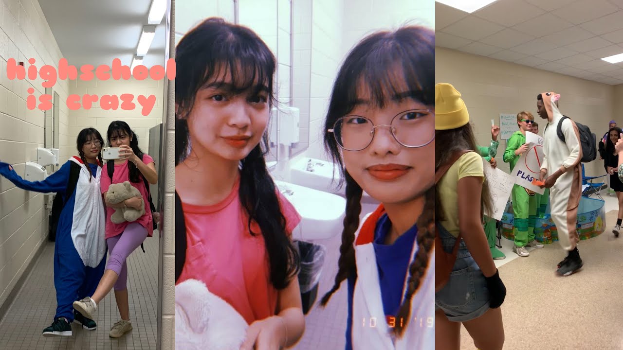 Crazy Highschool Vlog 😳crazy Halloween, Popeyes sandwich, daily life of ...