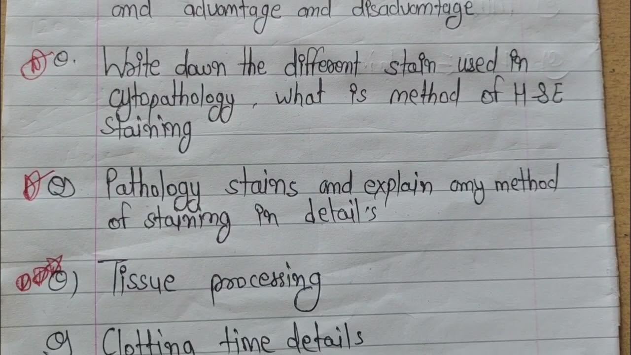 DMLT 2nd year pathology important question and topic - YouTube