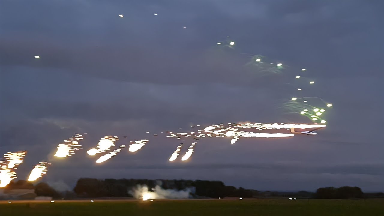 Fireworks On A Plane - YouTube