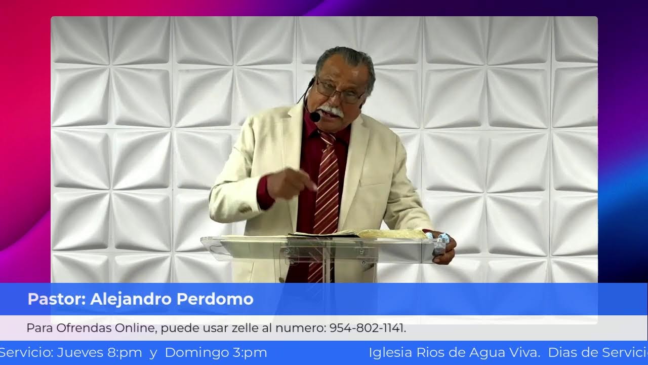 Pastor: Alejandro Perdomo - YouTube