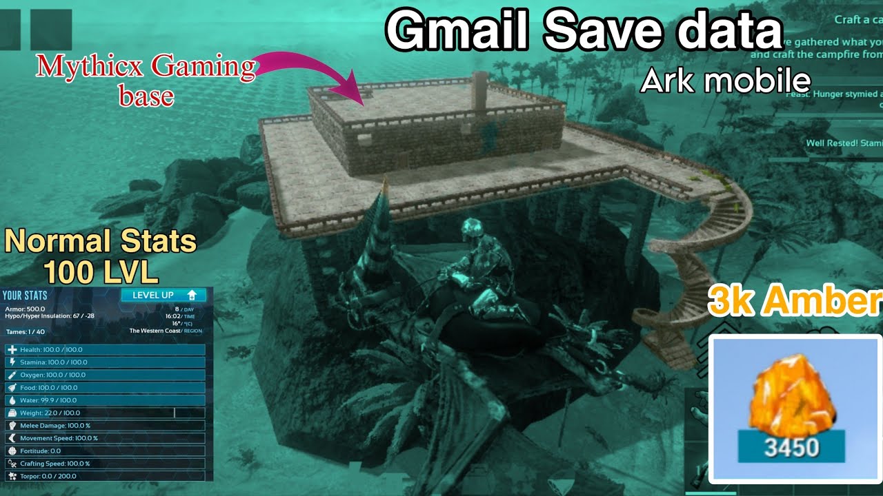 Ark mobile new gmail login save data,, for new jurney, Mythicx Gaming ...