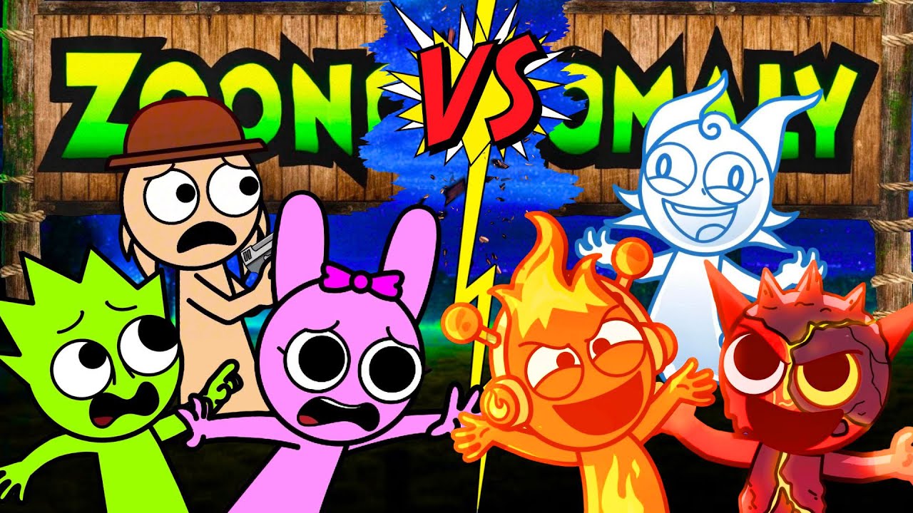 Sprunki VS Sprunki Elementals - Zoonomaly Remix (Battle Cover) - YouTube