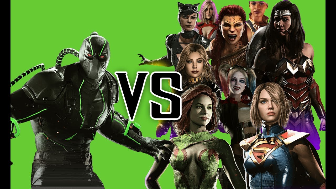 Bane VS The Girls - All Intro Dialogues | INJUSTICE 2 - YouTube