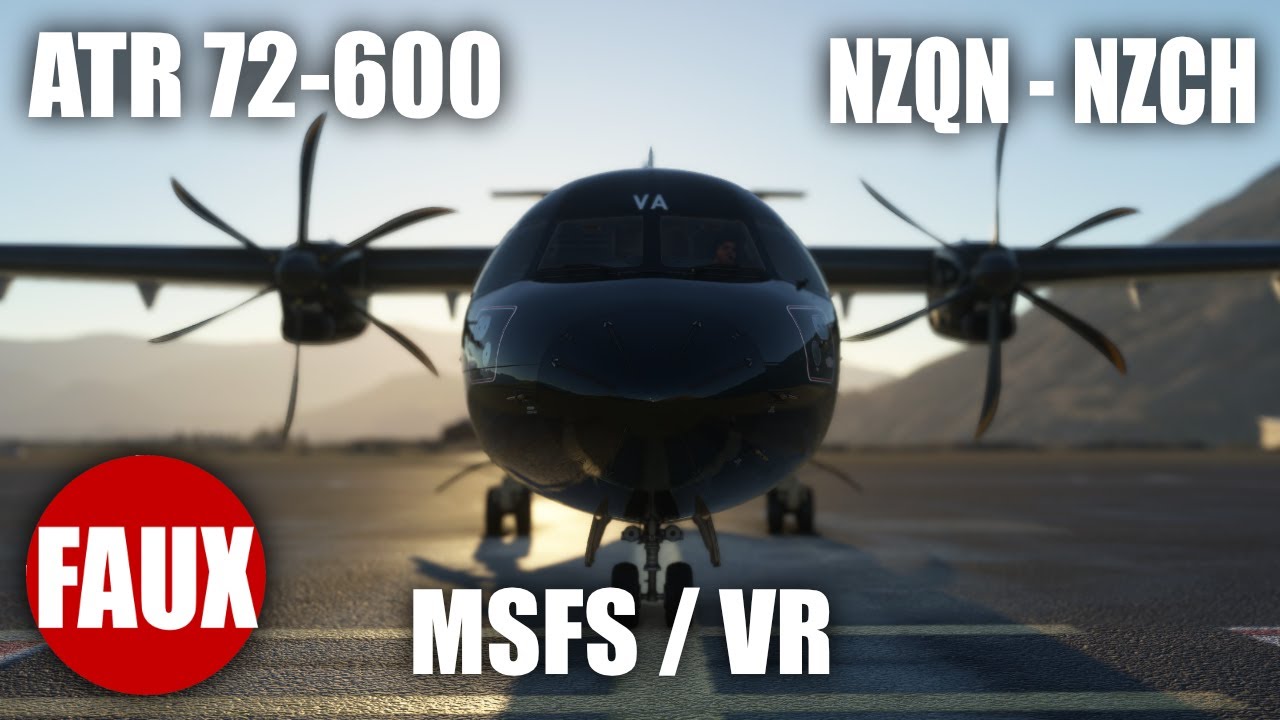 ATR 72-600 Hotel Mode | Queenstown to Christchurch | MSFS | Pilot2ATC ...