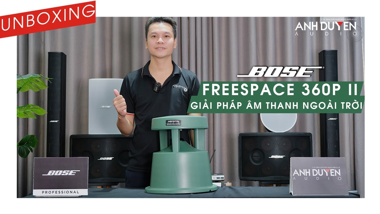 Unboxing Loa Bose Freespace 360P II - Loa Sân Vườn Bán Chạy Nhất - YouTube