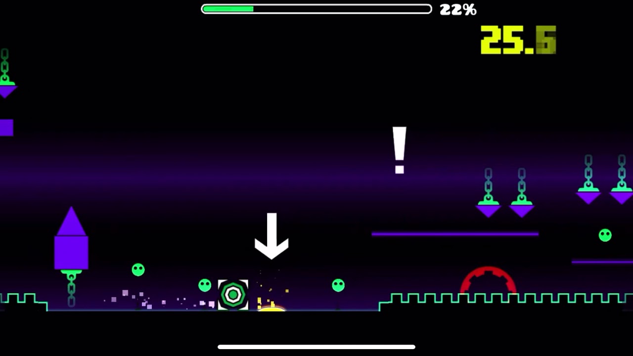 Geometry Dash Moving Obstacles II in 10.6 - YouTube