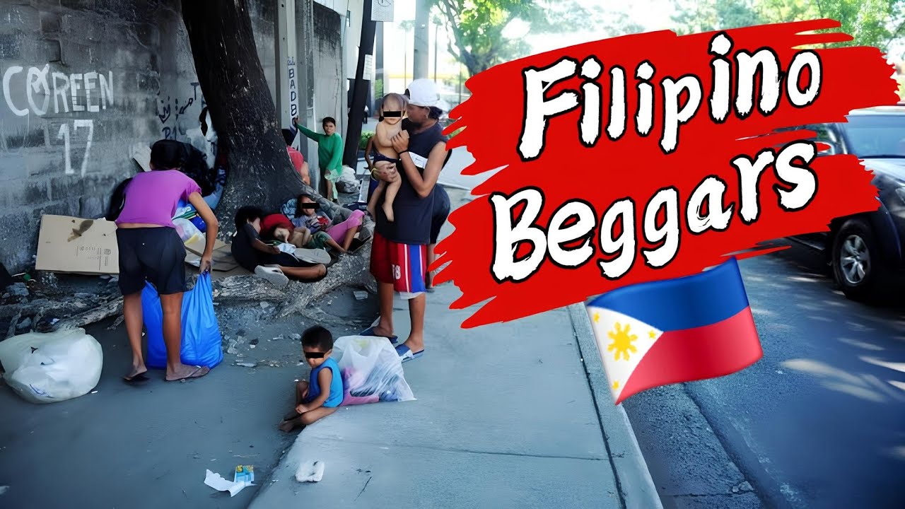 How to handle Filipino beggars in the Philippines - YouTube