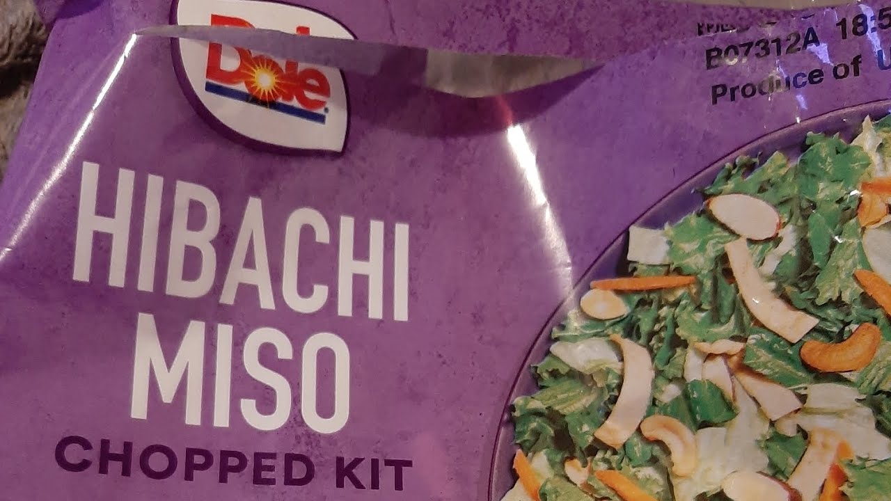 Hibachi Miso Chopped Kit Dole Review 🥗 - YouTube
