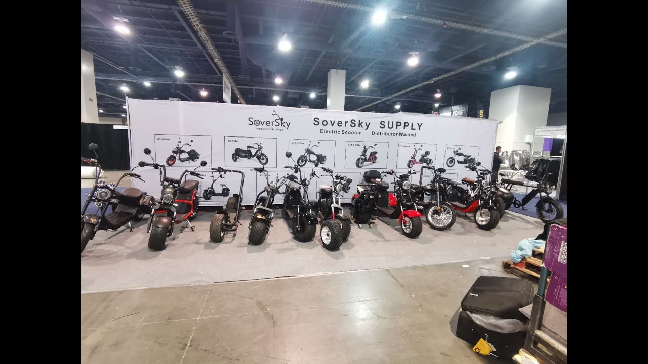 4000w 45MPH SoverSky Chopper Scooter MH3 California Warehouse - YouTube