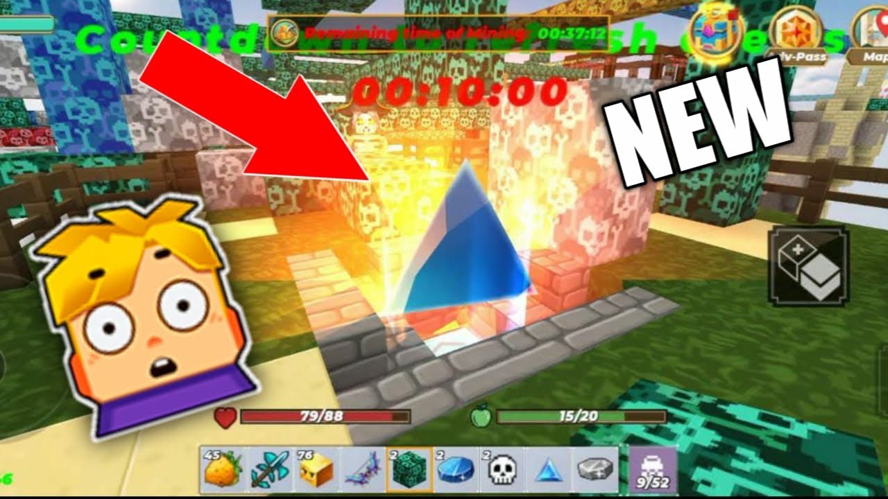 New "Skull island" UPDATE Keren cuy🗿👍 In Skyblock (Blockman Go) - YouTube