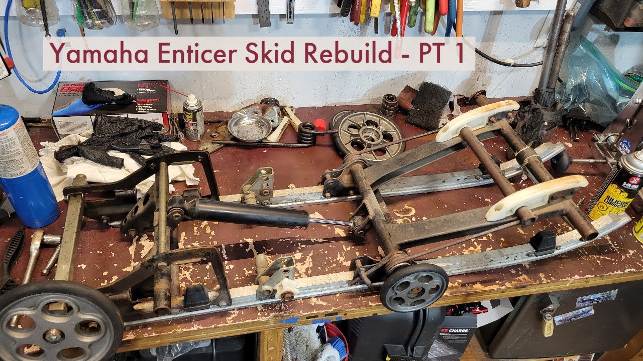Yamaha Enticer Skid Rebuild - PT 1 - YouTube