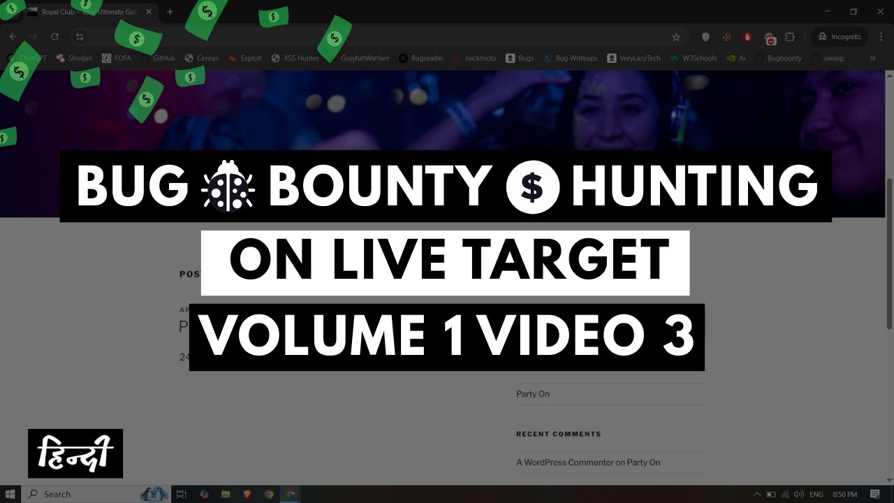 Vol1Vid3 : Scanning & Automation Part-1🔎 | Bug Bounty Hunting on Live Target - YouTube