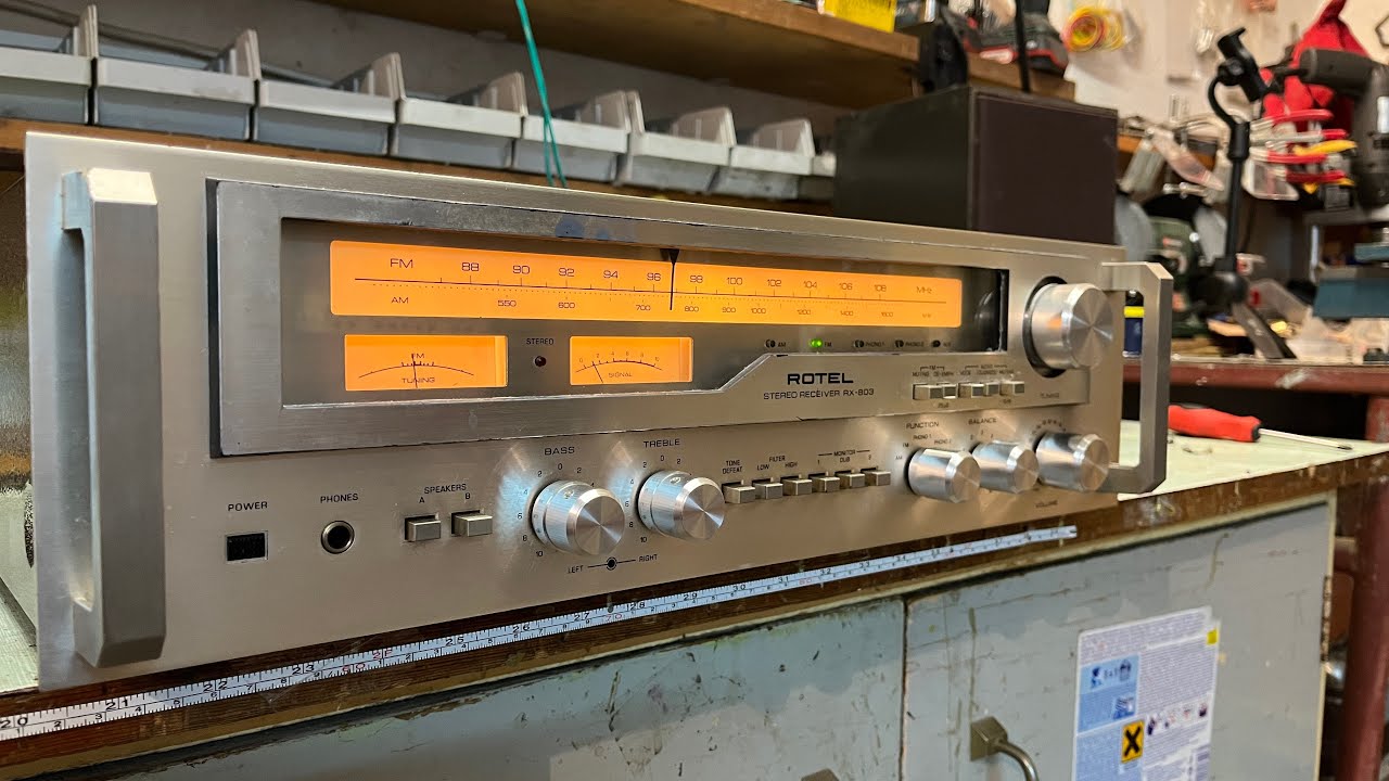 Receiver Rotel RX-803 - YouTube