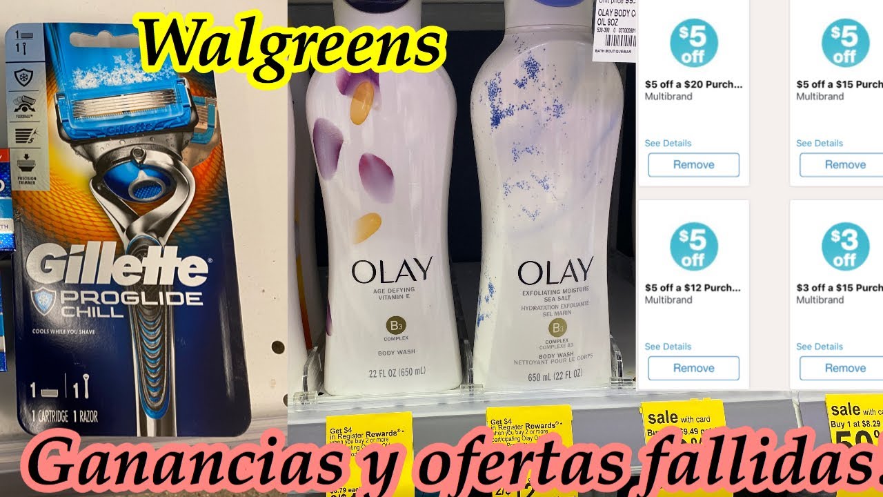 Super ofertas en walgreen y unas cuantas fallidas! - YouTube