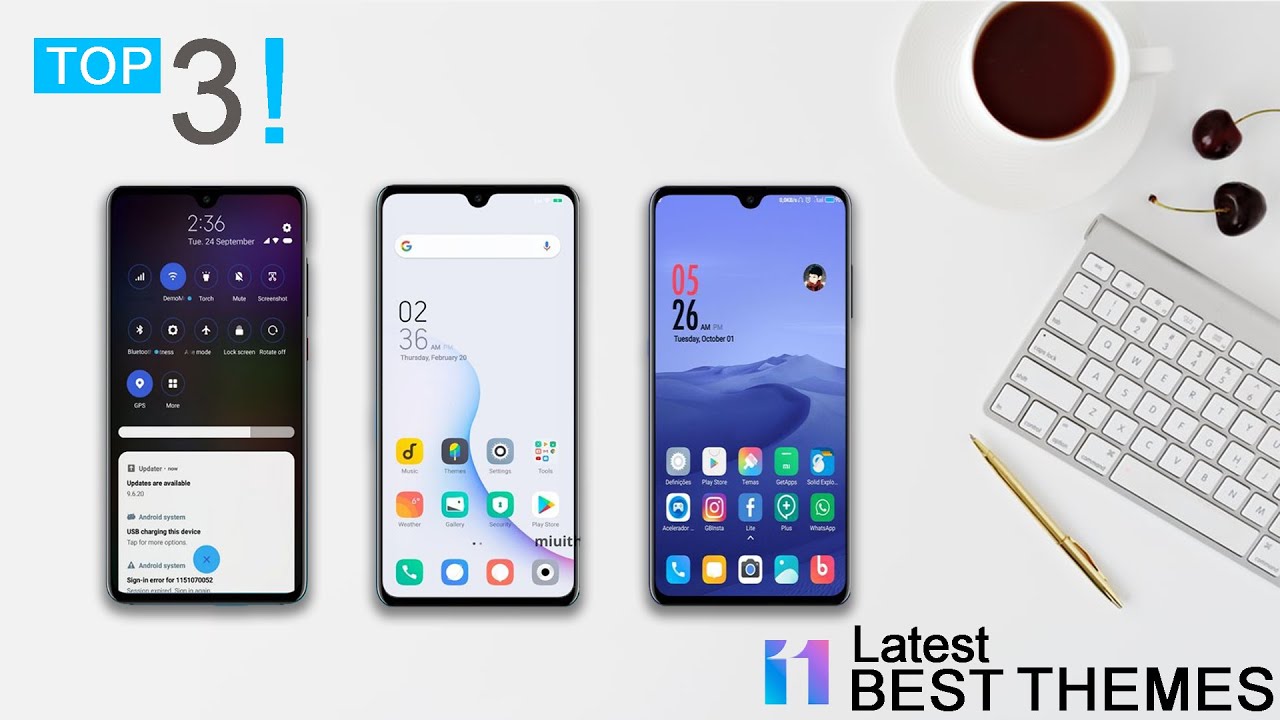 TOP 3 MiUi 11 Premium Themes | Free | Most Awaited Exclusive featured ...