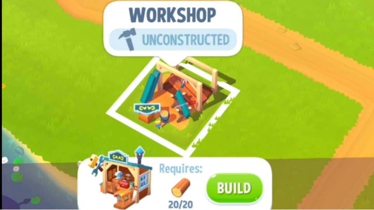 Farmville 3 workshop complete build - YouTube