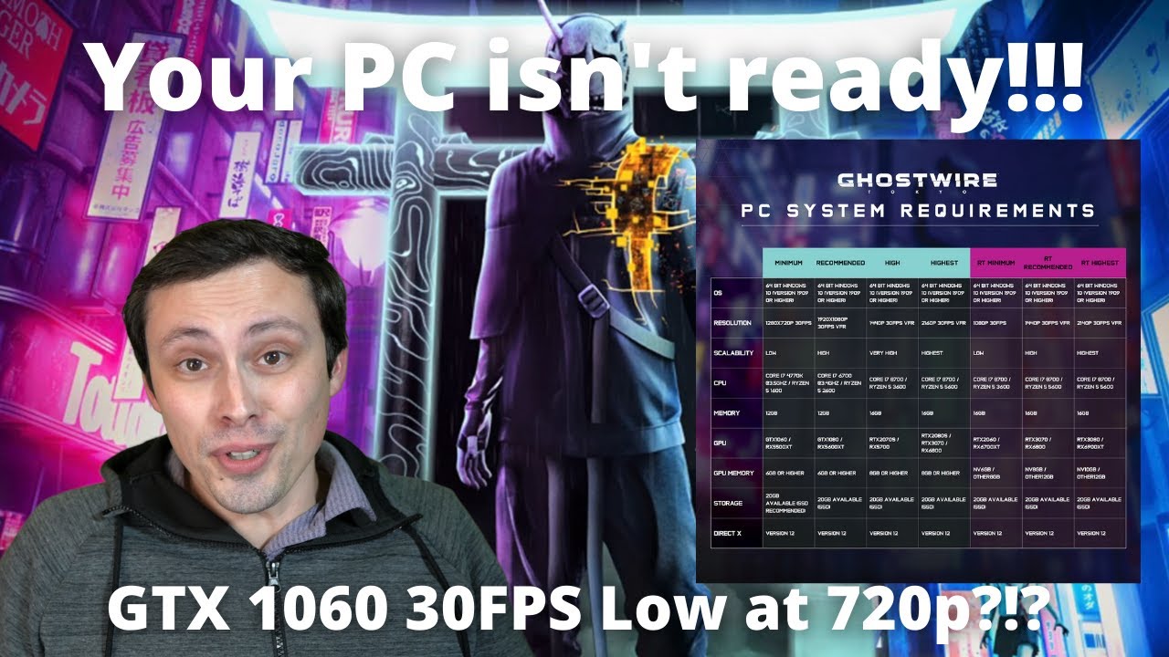 Ghostwire: Tokyo PC System Requirements Analysis - YouTube