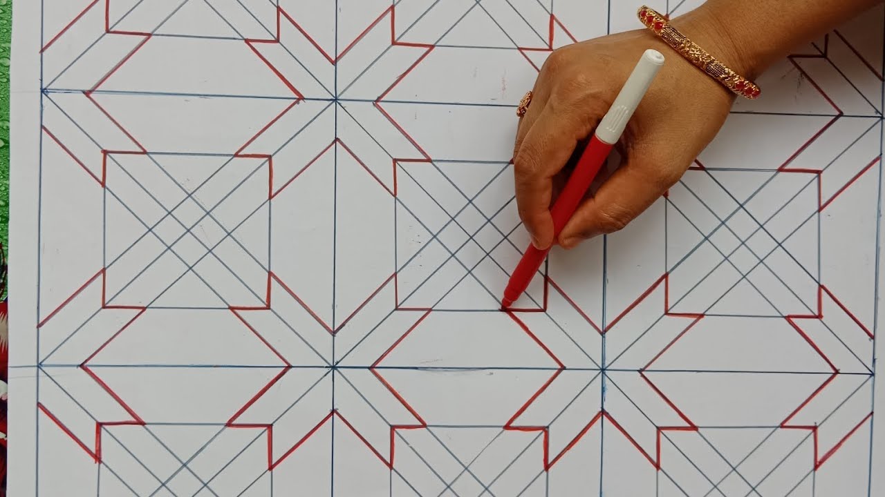 Unique nakshikhata art design tutorial/ নকশিকাঁথার নতুন ডিজাইন ...