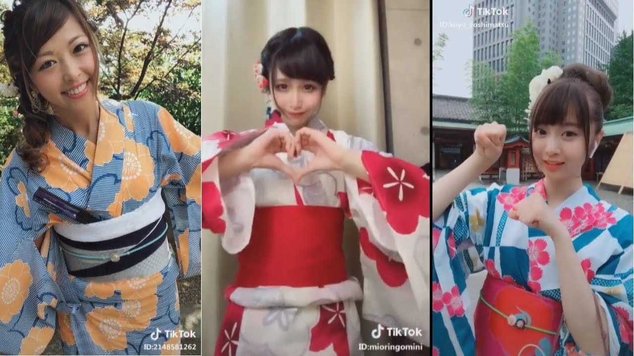 【Tik Tok Japan】Japanese Kimono Girls ♯21 - YouTube