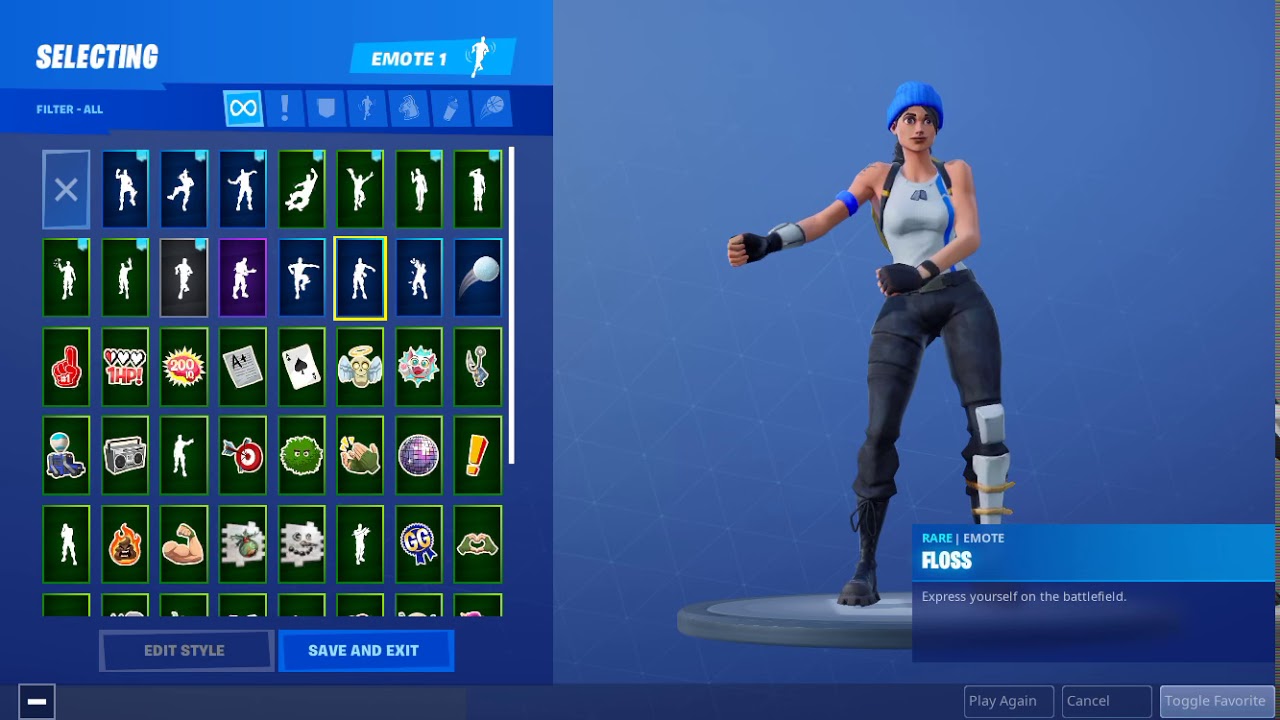 Floss emote fortnite - YouTube