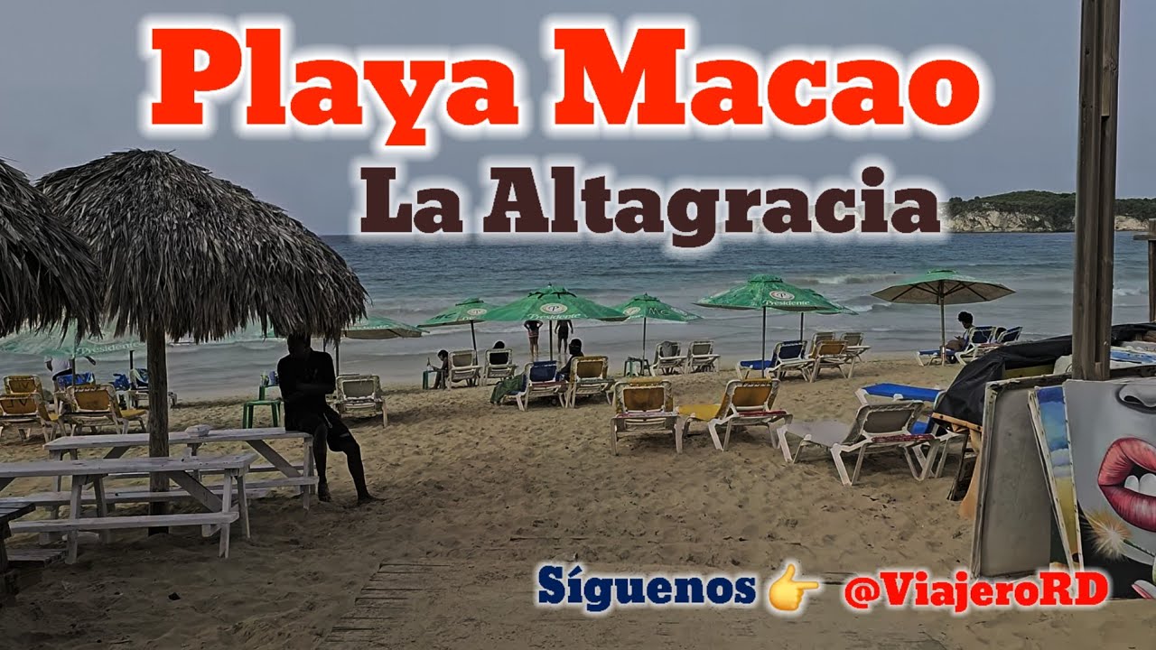 Playa turística de Macao, República Dominicana - YouTube