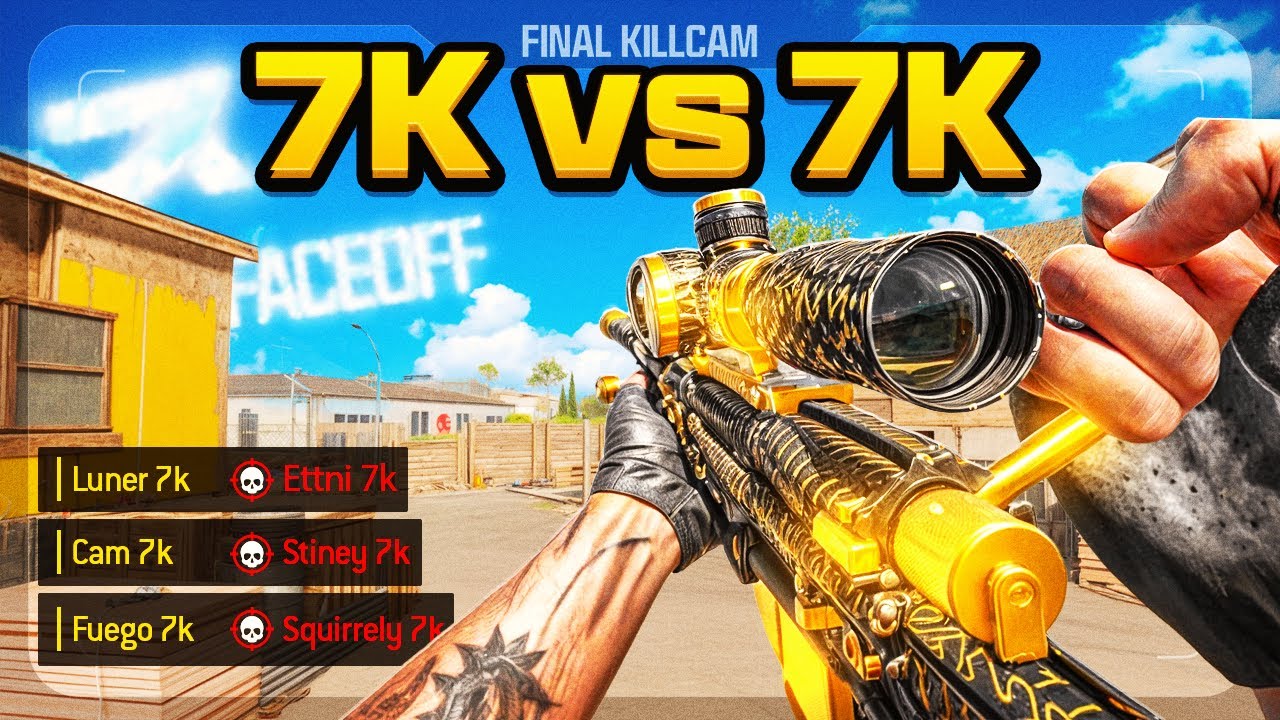 7k Vs 7k ON BLACK OPS 6 (TRICKSHOT FACEOFF) - YouTube